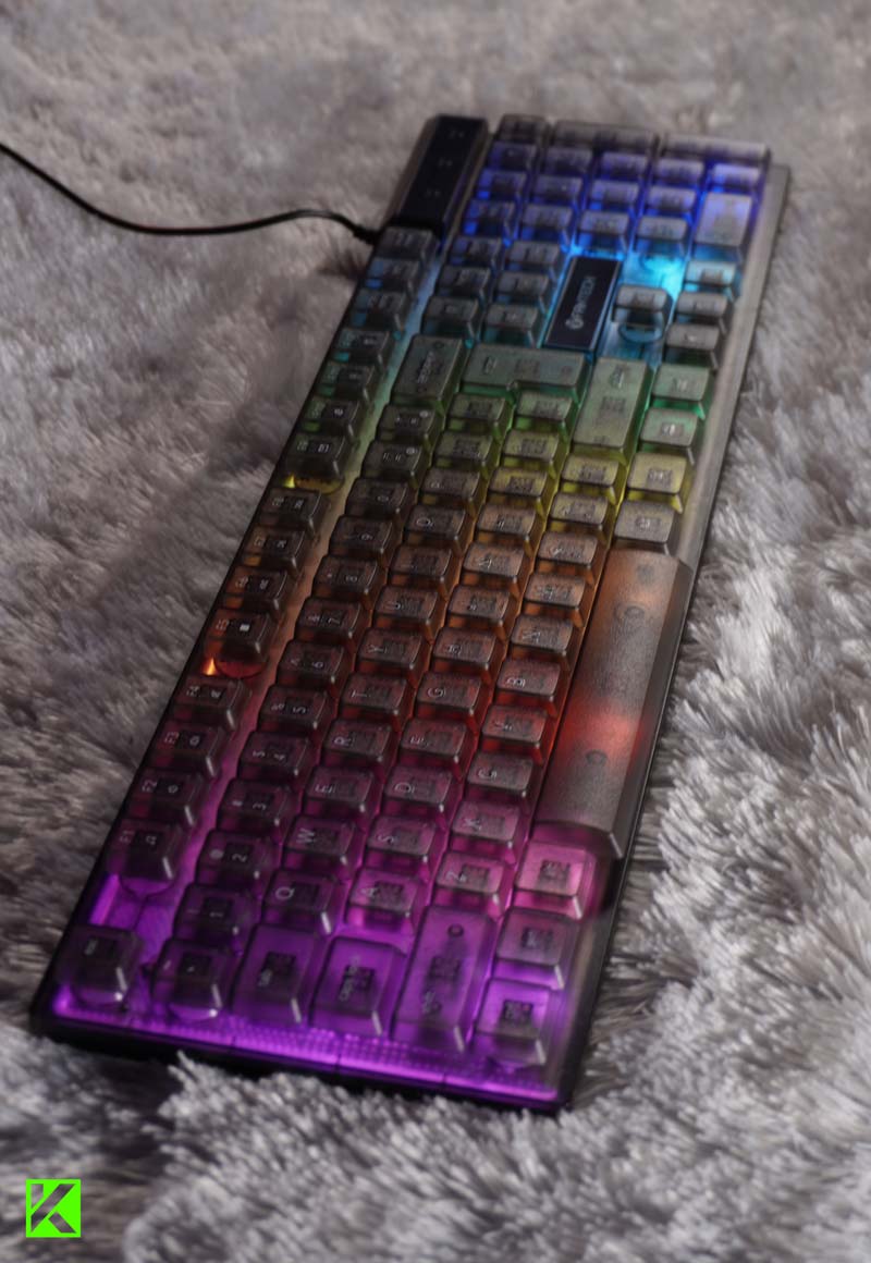 Review Fantech Shikari K515: Keyboard Transparan Gaming Terbaru dari Fantech! - Komedia