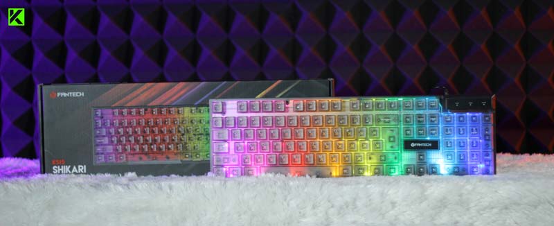 Review Fantech Shikari K515: Keyboard Transparan Gaming Terbaru dari Fantech! - Komedia